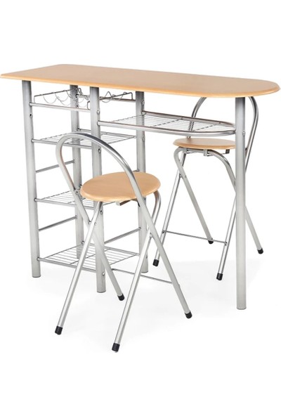 Mse-Ticaret Mutfak Masası Seti 2 Tabureli Mse-Ticaret Mutfak Masası Seti 2 Tabureli