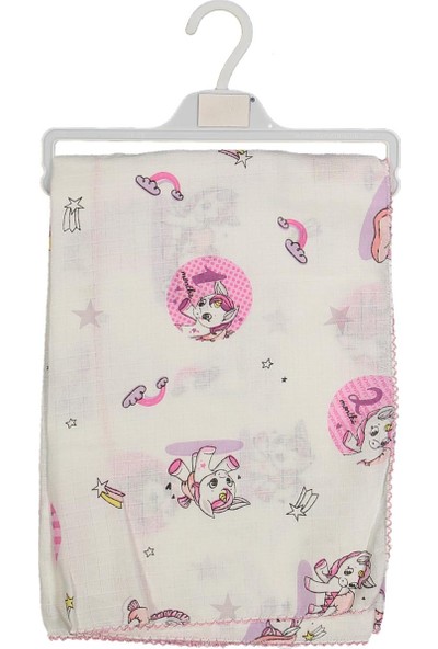Miniworld Unicorn Müslin Bebek Çocuk Battaniyesi