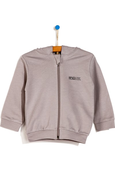 Hellobaby Kış Bebek Basic Pamuklu Uzun Kol Tek Sweatshirt Hellobaby Kış Bebek Basic Pamuklu Uzun Kol Tek Sweatshirt