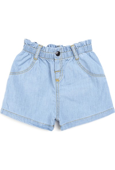 Hellobaby Basic Kız Bebek Denim Şort
