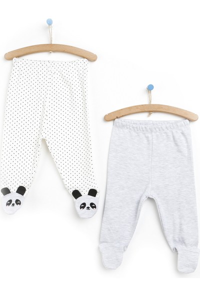 Hello Baby Hellobaby Hayvan Figürlü Nakışlı 2li Patikli Alt