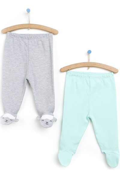 Hello Baby Hellobaby Hayvan Figürlü Nakışlı 2li Patikli Alt