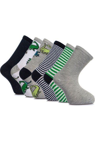 Hellobaby Dinazor 6lı Soket Çorap