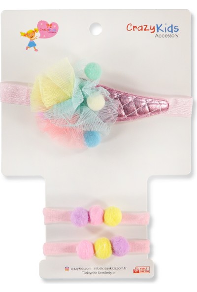 Crayola Crazy Kids Dondurma Saç Bandı ve Toka 2li Set