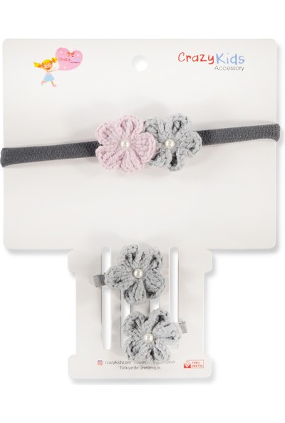 Crayola Crazy Kids Çiçek Saç Bandı ve Toka 2li Set Crayola Crazy Kids Çiçek Saç Bandı ve Toka 2li Set