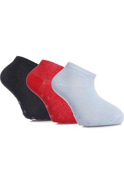 Hello Baby Hellobaby 3lü Patik Kaydırmaz Çorap