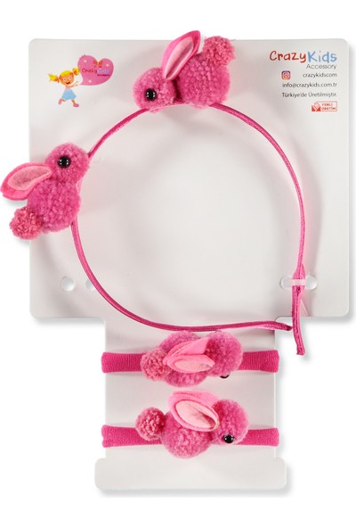 Crayola Crazy Kids Minik Tavşan Taç ve Toka 2li Set
