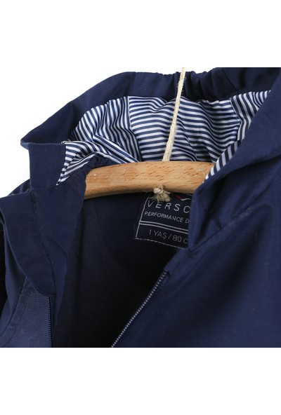 Verscon Basic Erkek Bebek Yandan Fermuarlı Yağmurluk