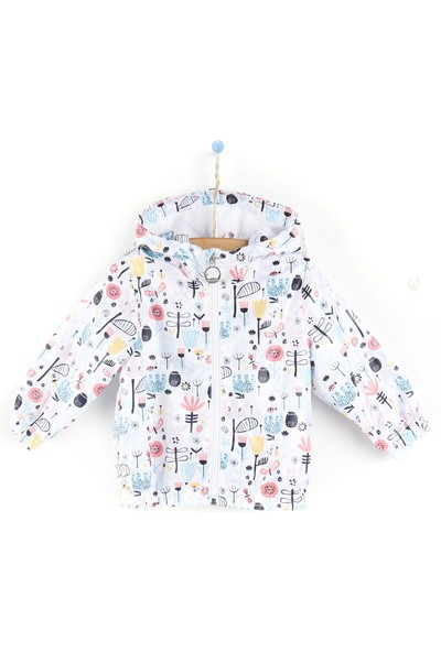 Verscon Basic Kız Bebek Beli Lastikli Yağmurluk