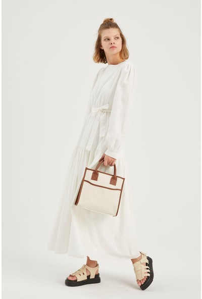 Manuka Mıla Kanvas Çanta Kahve