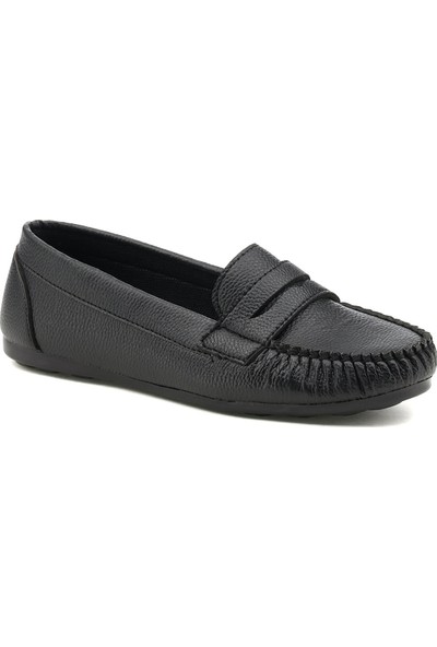 Miss Scarpe Echo 2fx Siyah Kadın Loafer Ayakkabı