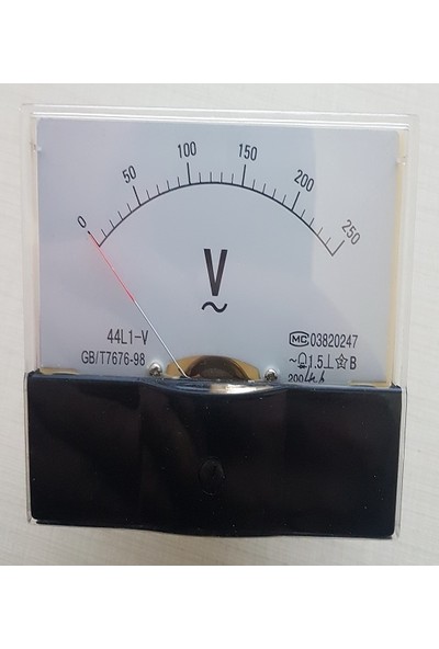 Uğur Tekno Analog Voltmetre Panel (MODEL:44L1-V) Uğur Tekno Analog Voltmetre Panel (MODEL:44L1-V)