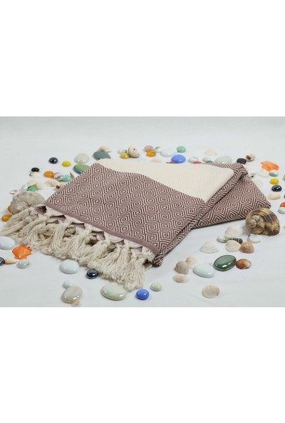 By Sevon Peştemal Elmas Desenli Pamuk.banyo, Plaj, Sauna