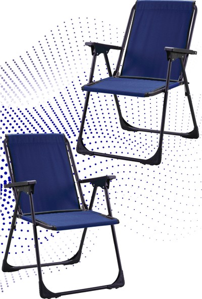 Shey Piknik Sandalyesi Katlanır Koltuk Kamp Sandalyesi 2 Adet Lacivert Shey Piknik Sandalyesi Katlanır Koltuk Kamp Sandalyesi 2 Adet Lacivert