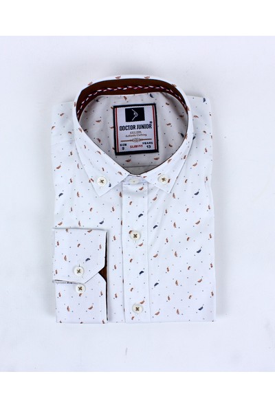 Doctor Junior Erkek Çocuk Gömlek Uzun Kol