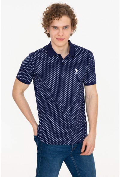U.S. Polo Assn. Lacivert Polo Yaka T-Shirt 50249163-VR033