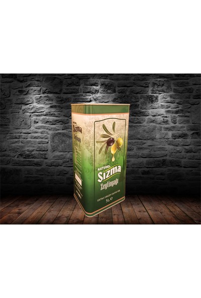 Naturel Soğuk Sıkım Sızma Zeytinyağı 5 Lt