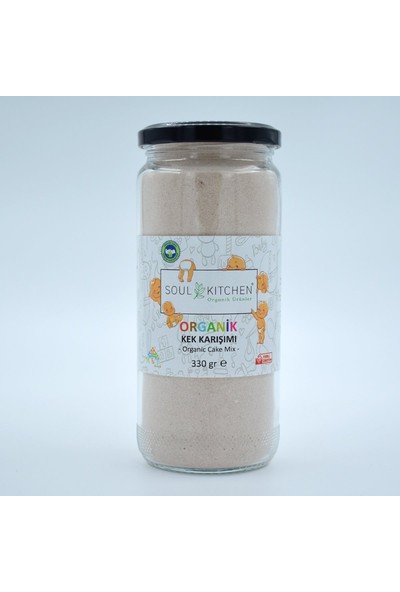 Soul Kitchen Organik Bebek Kek Karışımı 330 gr Soul Kitchen Organik Bebek Kek Karışımı 330 gr