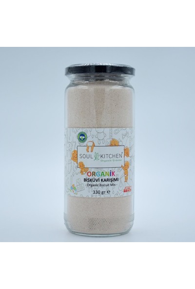 Soul Kitchen Organik Bebek Bisküvi Karışımı 330 gr Soul Kitchen Organik Bebek Bisküvi Karışımı 330 gr