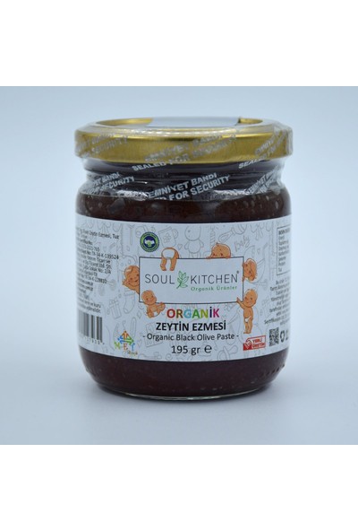 Soul Kitchen Organik Bebek Zeytin Ezmesi 195 gr Soul Kitchen Organik Bebek Zeytin Ezmesi 195 gr