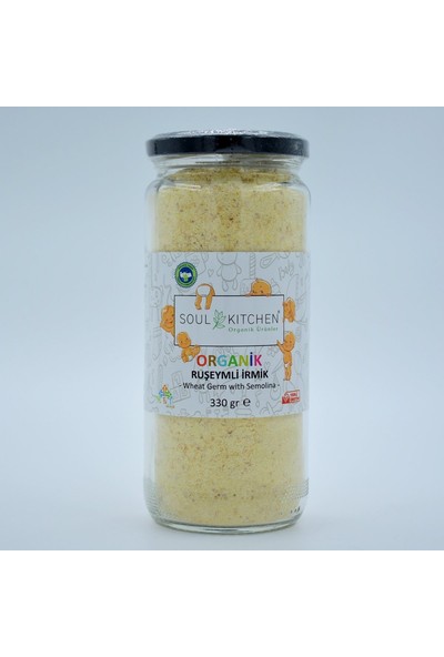 Soul Kitchen Organik Bebek Ruşeymli İrmik 330 gr Soul Kitchen Organik Bebek Ruşeymli İrmik 330 gr