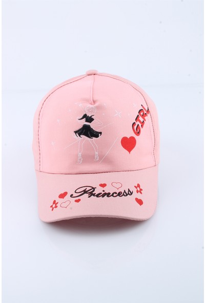 Cappello Pembe Baskılı Kız Çocuk Şapka - CAPCPMR012 Cappello Pembe Baskılı Kız Çocuk Şapka - CAPCPMR012