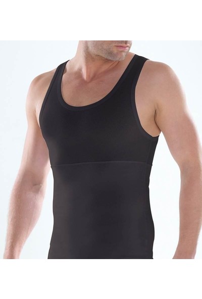 Blackspade Erkek Korse Atlet 9209 - Siyah