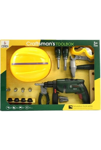 Ceren Baretli Matkaplı Tamir Seti