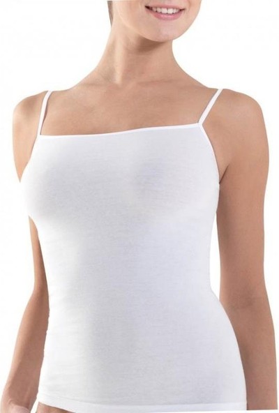 Blackspade Kadın Ince Askılı Atlet 2'li Paket 1592 - Beyaz Blackspade Kadın Ince Askılı Atlet 2'li Paket 1592 - Beyaz