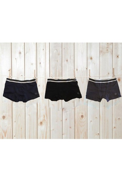 Blackspade Erkek Çocuk Boxer 3'lü Paket 9395 - Siyah Antrasit Lacivert Blackspade Erkek Çocuk Boxer 3'lü Paket 9395 - Siyah Antrasit Lacivert