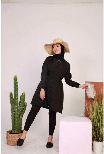 By Suu Sever Tesettür Mayo Siyah 2'li Set