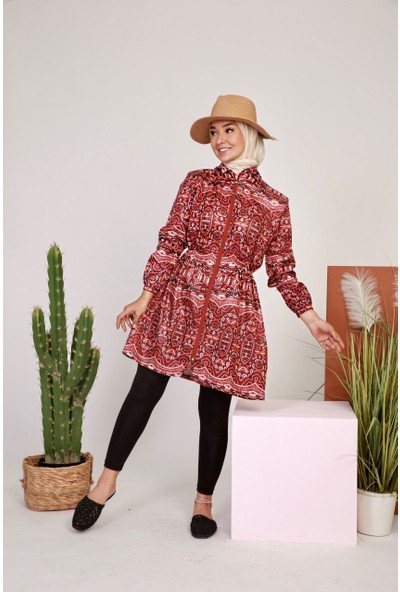 By Suu Sever Tesettür Mayo Etnik Üst