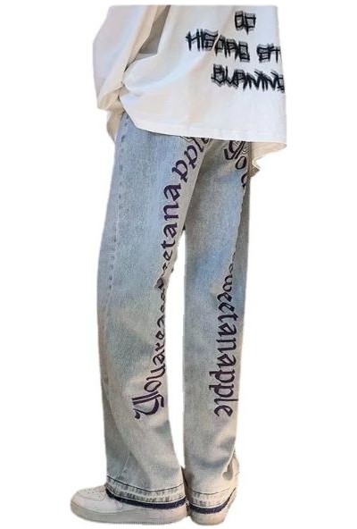 Runningman Mavi Kot Pantolon (Yurt Dışından)