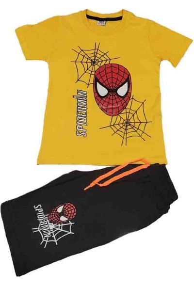 Lifeformoda Erkek Çocuk Spiderman Örümcek Adam Baskılı 2'li Takım Lifeformoda Erkek Çocuk Spiderman Örümcek Adam Baskılı 2'li Takım