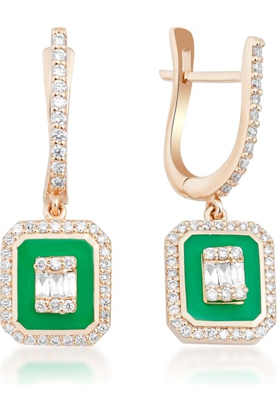 Favori Pırlanta Baget Küpe