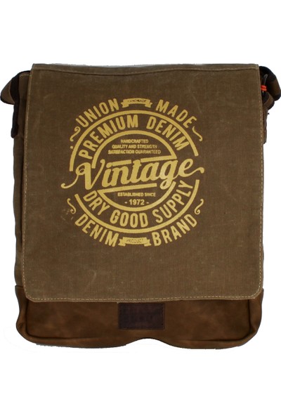 Old Cotton Cargo Unisex Omuz Çantası Brand 7112-KAHVE