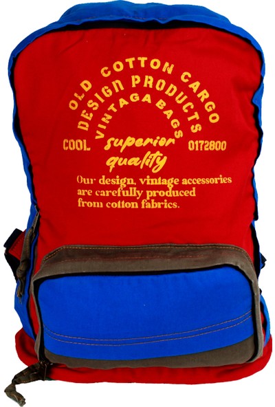 Old Cotton Cargo Unisex Sırt Çantası 5108-MAVİ Old Cotton Cargo Unisex Sırt Çantası 5108-MAVİ