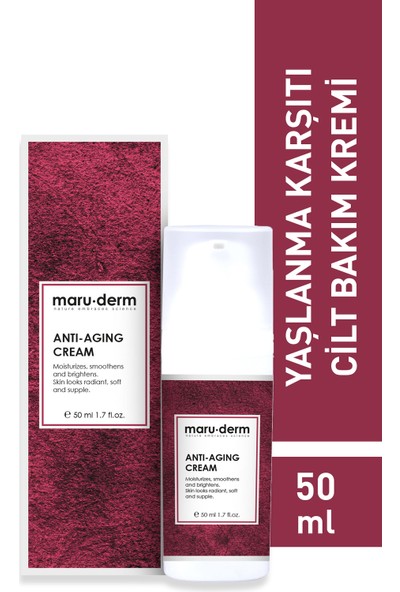 Maru.Derm Maruderm Anti-Age Kırışıklık Karşıtı Cilt Bakım Kremi 50 ml Maru.Derm Maruderm Anti-Age Kırışıklık Karşıtı Cilt Bakım Kremi 50 ml