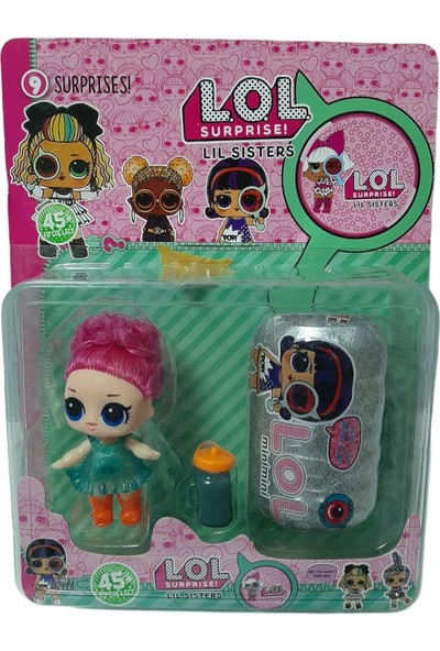 9 Sürpriz Lil Sisters Figürlü Lol Kapsül Bebek Oyun Seti