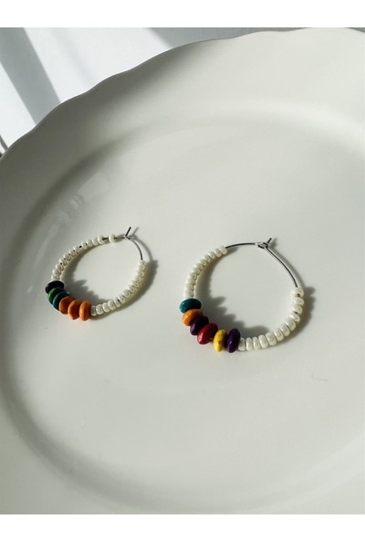 Retrobird Bohem Küpe Kadın Çok Renkli