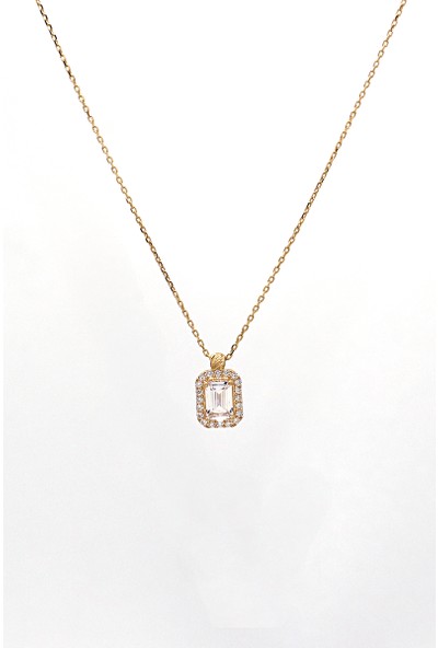 Saçak Kuyumculuk Dorika Baget Altın Kolye