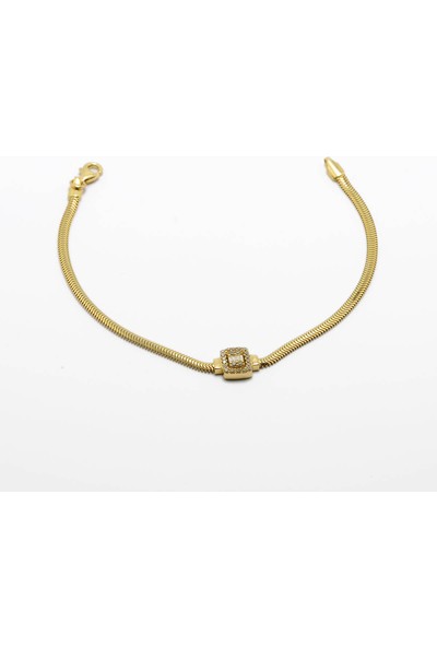Saçak Kuyumculuk Balıksırtı Baget Altın Bileklik 812