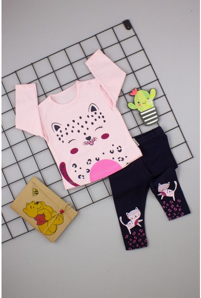 Necix's Sevimli Kedicik Kız Bebek 2'li Takım