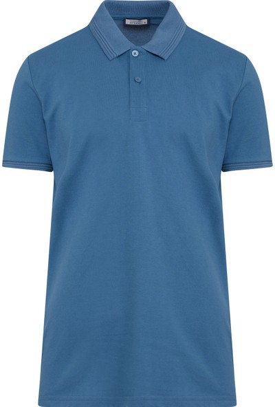 Hatemoğlu Indigo Regular Fit %100 Pamuk Polo Yaka Tişört