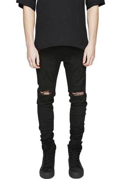 Afurdel Erkek Siyah Kot Pantolon (Yurt Dışından)