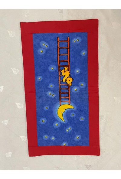 Belisama Talisman El Işi Kırkyama ve Yorganlama Teknikli Kumaş Duvar Panosu - 40 x 72 Cm. - TX451 Belisama Talisman El Işi Kırkyama ve Yorganlama Teknikli Kumaş Duvar Panosu - 40 x 72 Cm. - TX451