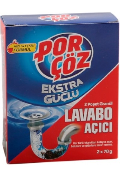 Lavabo Açıcı 40 Gram 12 Adet