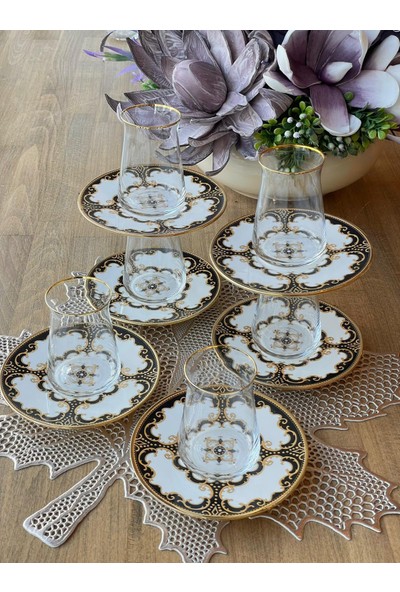 Rossev Glore Çay Takımı Irem 12 Parça 6 Kişilik