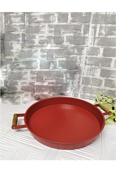 37CM Yuvarlak Ahşap Kulplu Tepsi 37CM Yuvarlak Ahşap Kulplu Tepsi