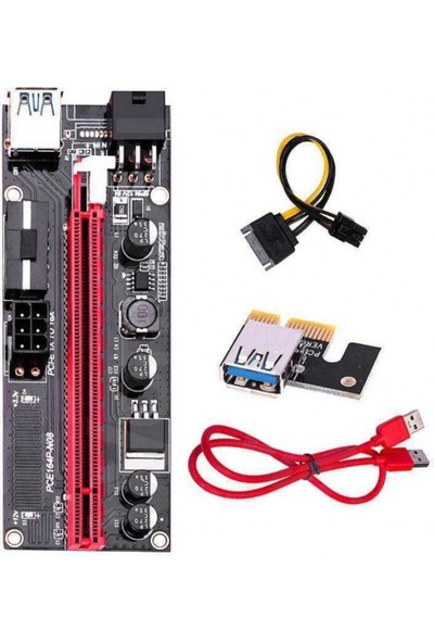 Powergate Pg-R2 6 Pın Usb3.0 60CM Pcı-E Versiyon 009S, Rıser Kart Powergate Pg-R2 6 Pın Usb3.0 60CM Pcı-E Versiyon 009S, Rıser Kart